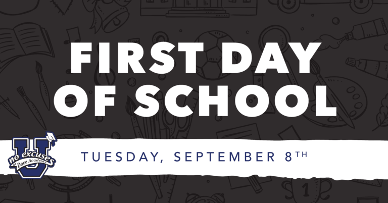 First Day of School - Dove Academy of Detroit