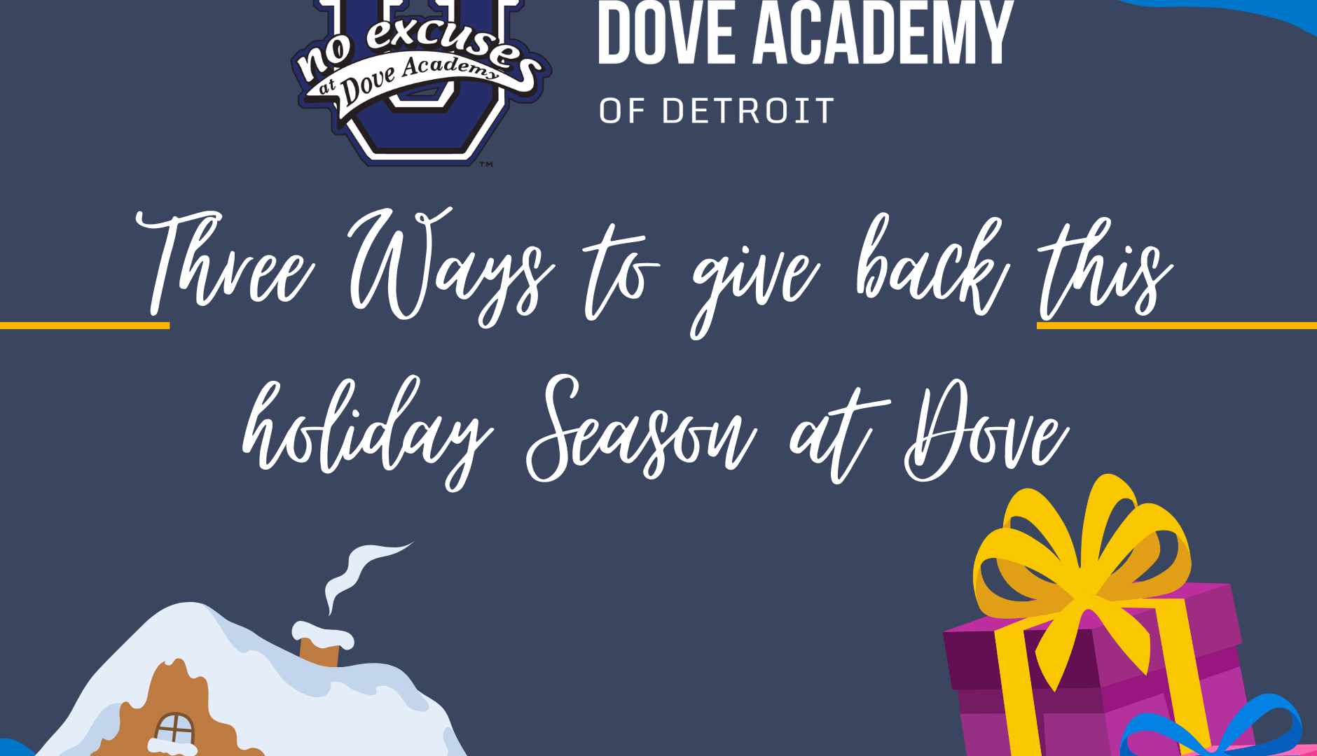 3 Ways to Give Back This Holiday Season at Dove Academy of Detroit ...
